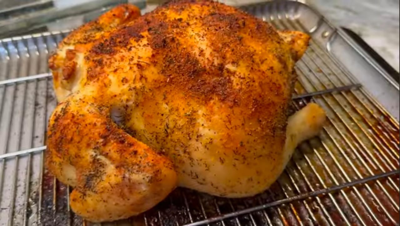 Crispy Rotisserie Chicken Recipe Restaurant Style Housefoodfactory